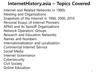 Internet History Projects | PDF