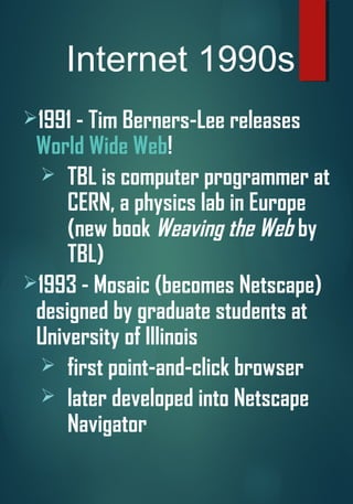 history of the internet | PPT