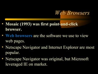 The history Internet. | PPT