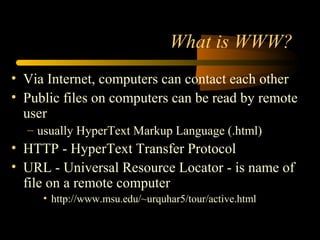 The history Internet. | PPT