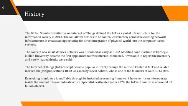 Introduction to IoT (Internet of Things) | PPTX | Internet of Things ...