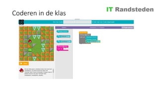 Internet of Things, Coderen in de klas en 3D printing | PPT