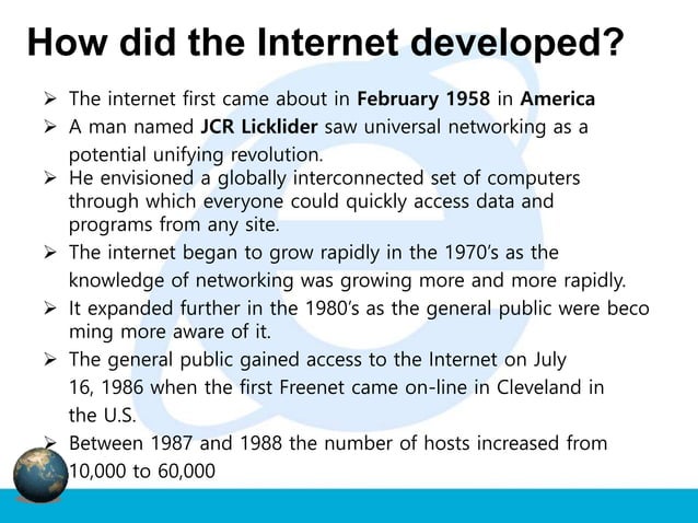 Internet Presentation - Muhammad Tahir Habib | PPT Internet Presentation - Muhammad Tahir Habib | PPT