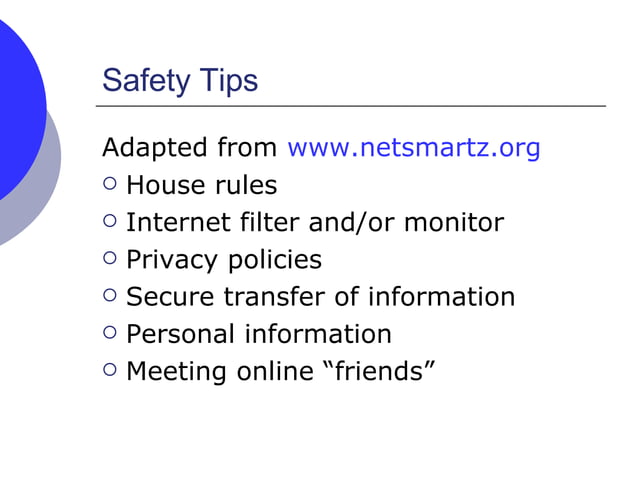 Internet Safety Parent Presentation | PPT