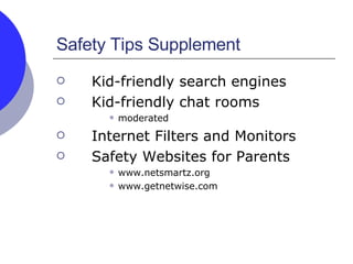 Internet Safety Parent Presentation | PPT