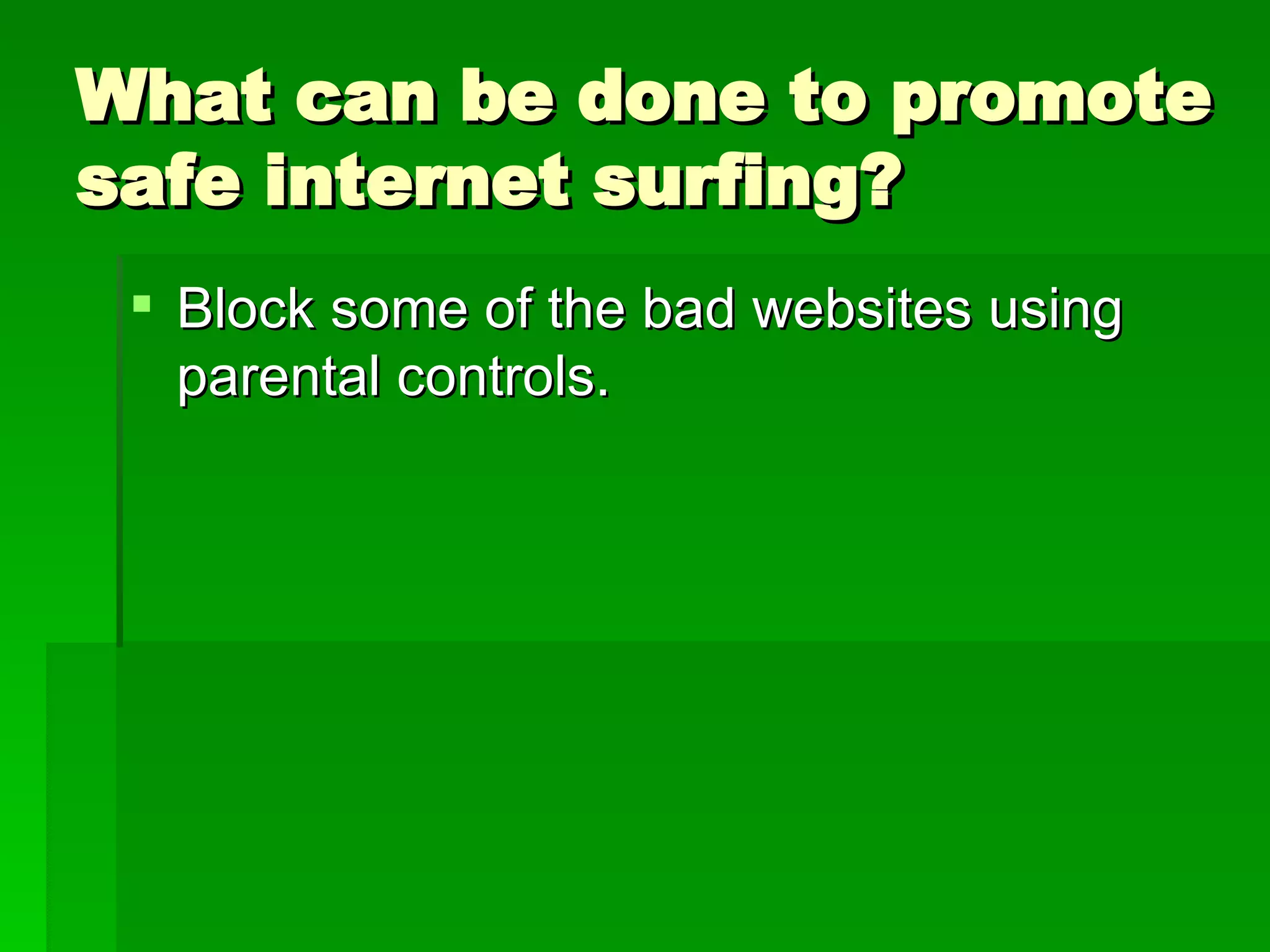 Internet Safety Presentation | PPT