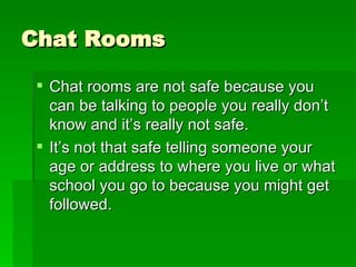 Internet Safety Presentation | PPT