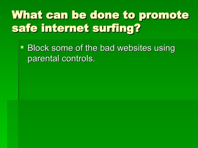 Internet Safety Presentation | PPT