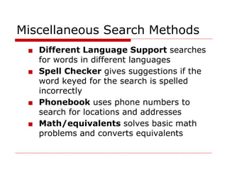Internet search-methods | PPT