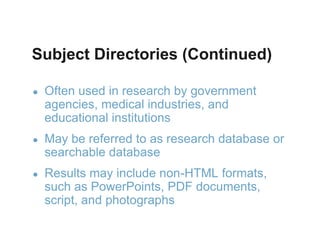 Internet search-tools | PPT