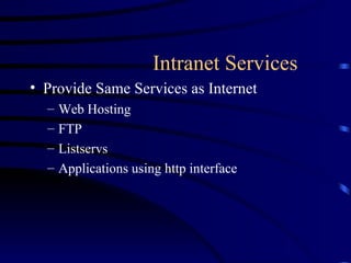 Internet Services Update Presentation | PPT