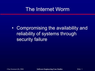 Internet worms definitions and strategies to avoid it. | PPT