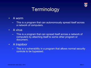 Internet worm-case-study | PPTX