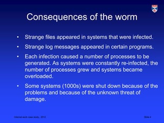 Internet worm-case-study | PPTX