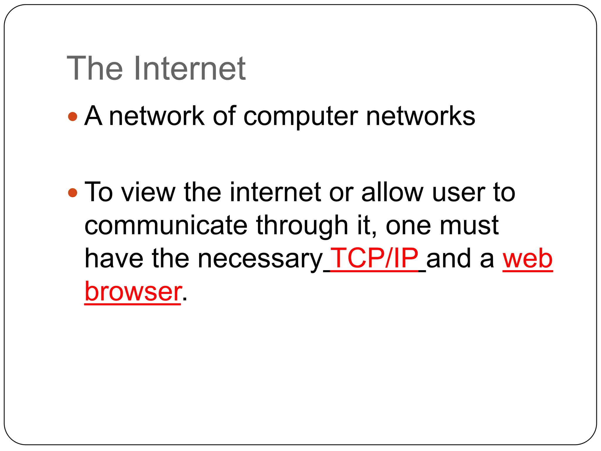 Internet1 | PPT