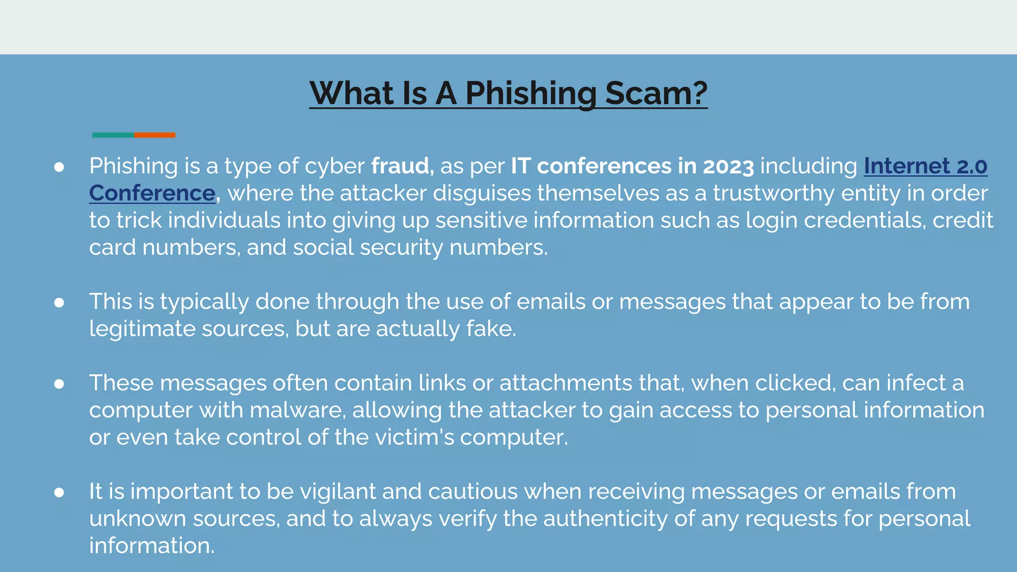 Internet 2.0 Conference Reviews Legit Ways To Spot Phishing Scam ...
