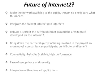 Internet2 slide 1 (main slide) | PPT