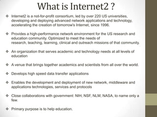Internet2 slide 1 (main slide) | PPT