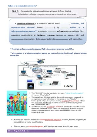 Unit3 :Internet 7th grade 2012 | PDF