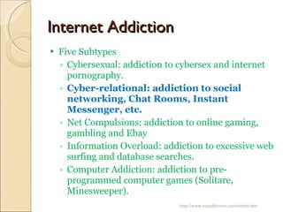 Internet Addiction | PPT