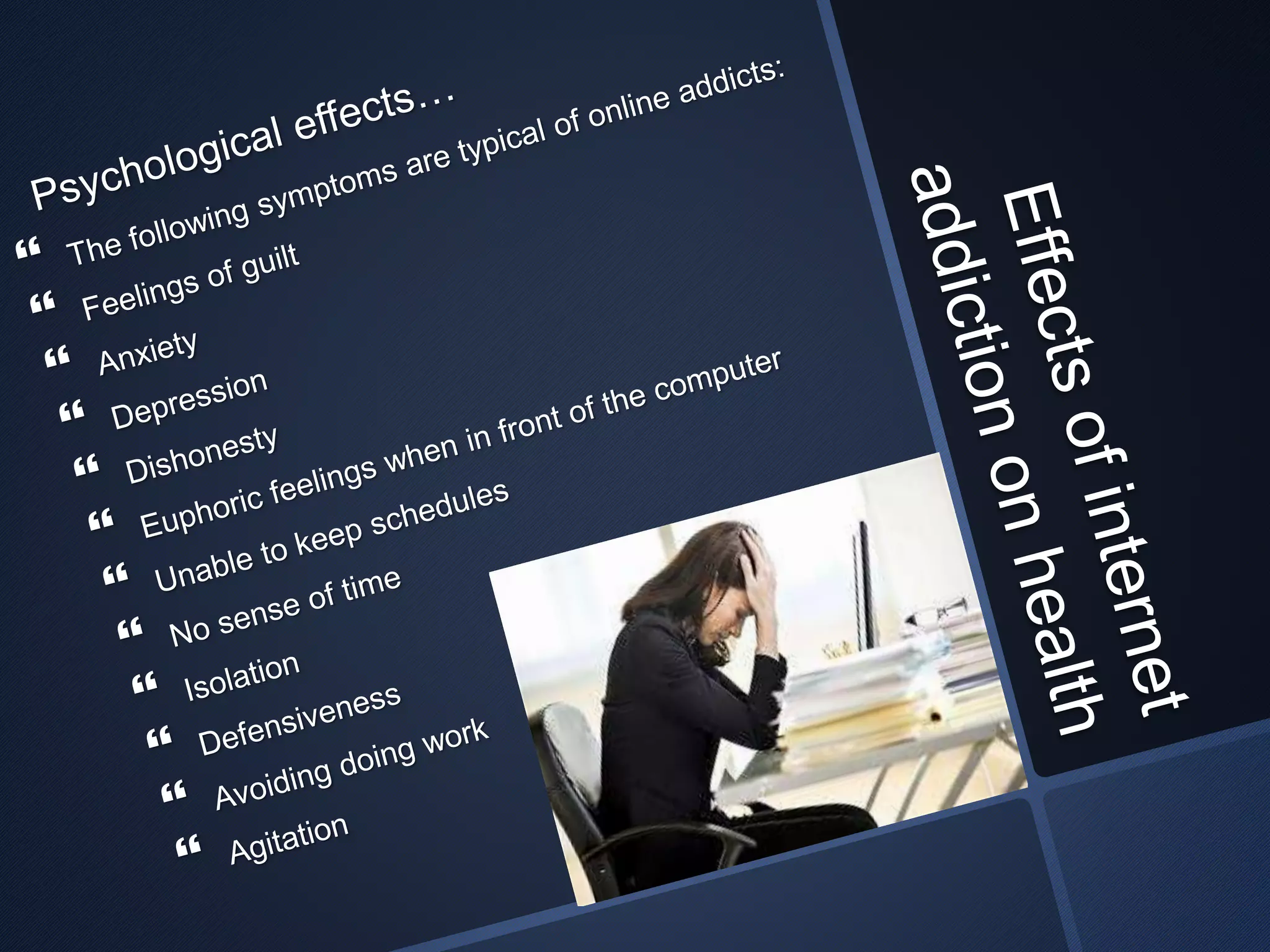 Internet addiction (uses and abuses of internet) | PPT