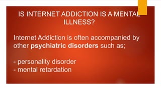 Internet addiction final | PPT | Free Download