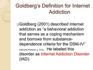 Internet Addiction Powerpoint | PPTX