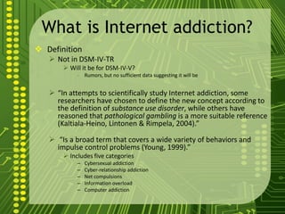 Internet Addiction | PPT