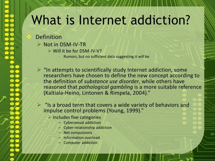 Internet Addiction Internet Addiction