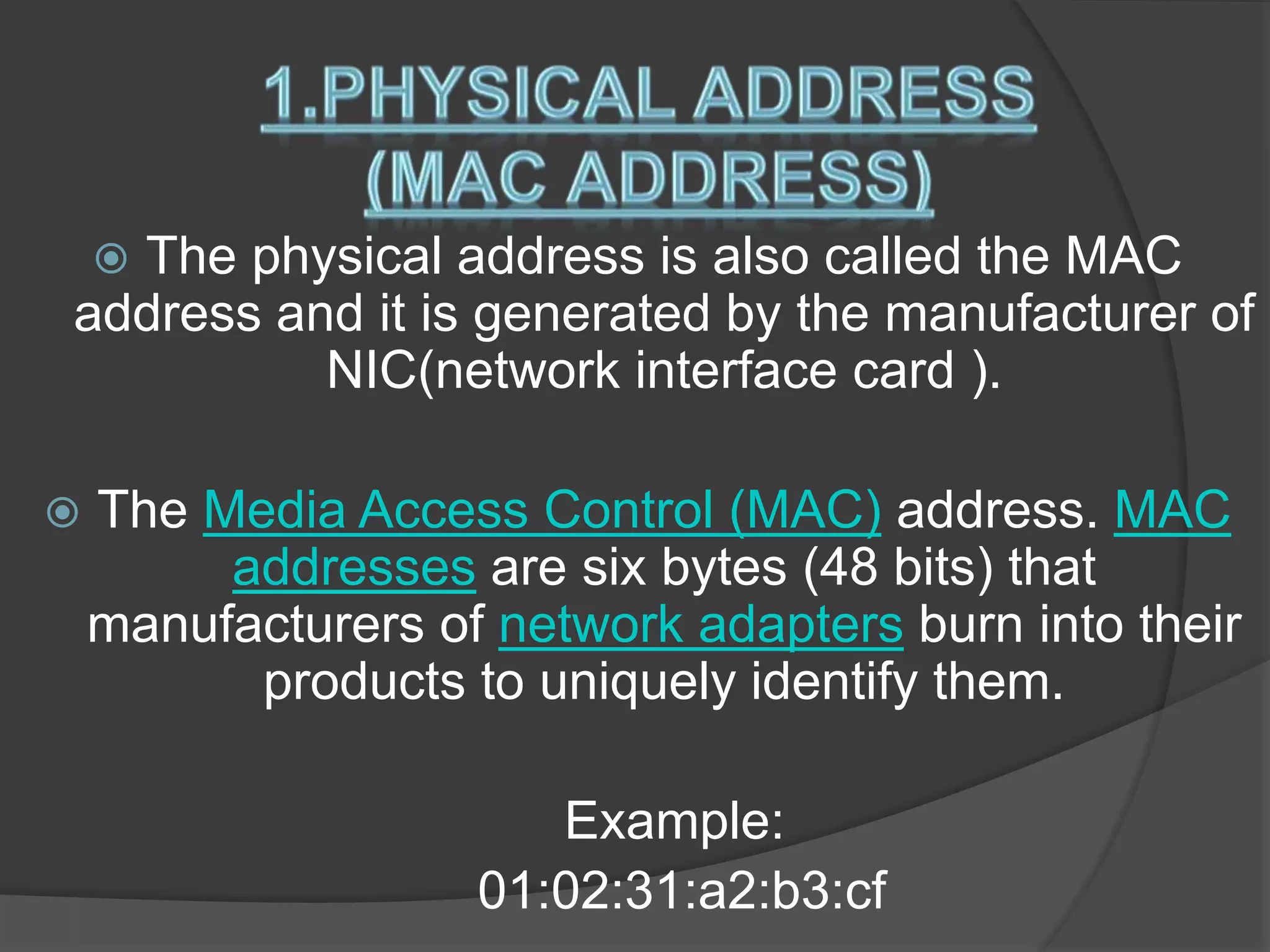 Internet address | PPTX