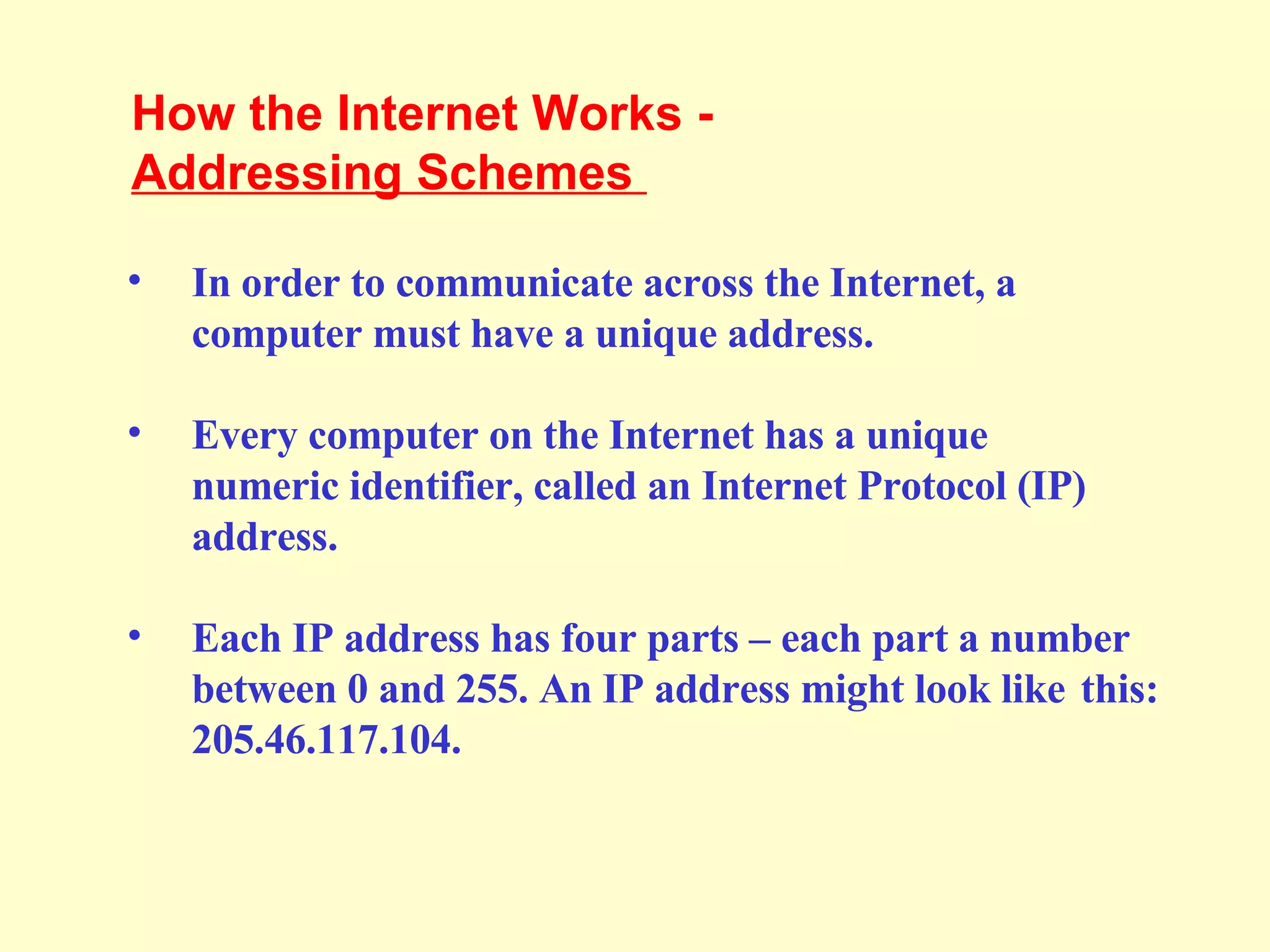Internet And How It Works | PPT
