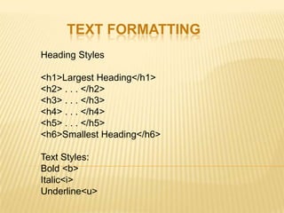 Internet and html | PPTX