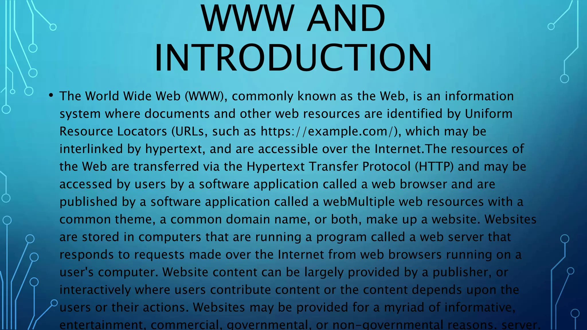 Internet and its history | PPTX