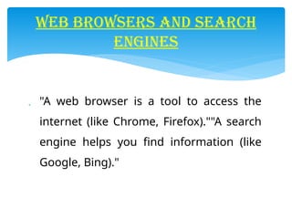 Power point presentations of internet and it's types | PPTX
