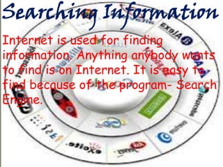 Internet And Its Uses | PPTX