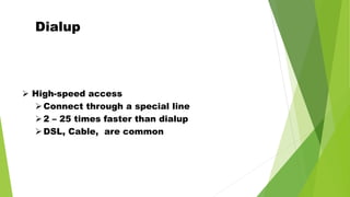 Internet and its uses | PPTX