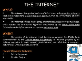 Internet and media analysis final ppt | PPT