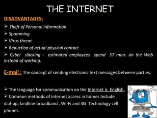Internet and media analysis final ppt | PPT
