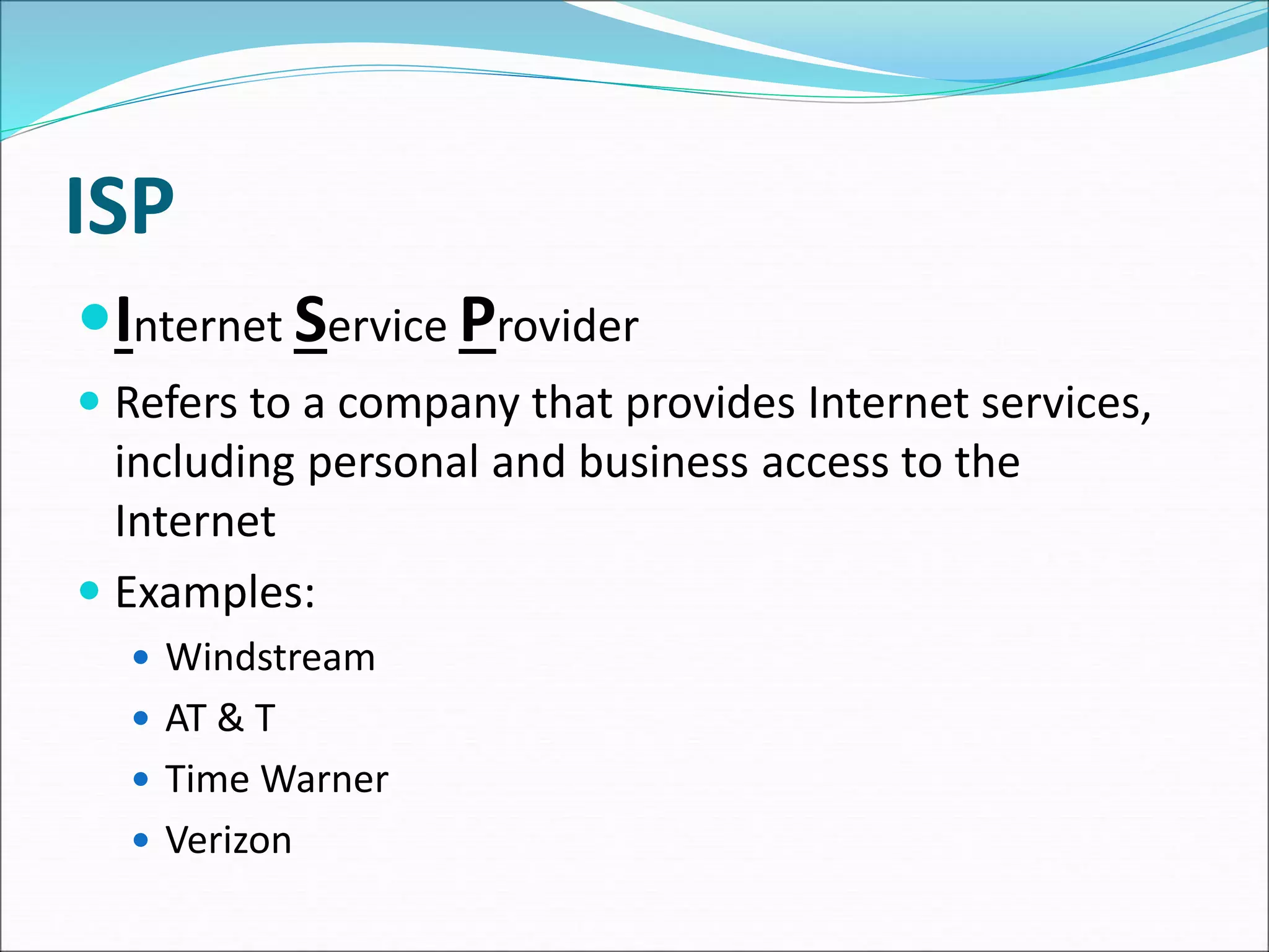 Internet and Networking | PPT