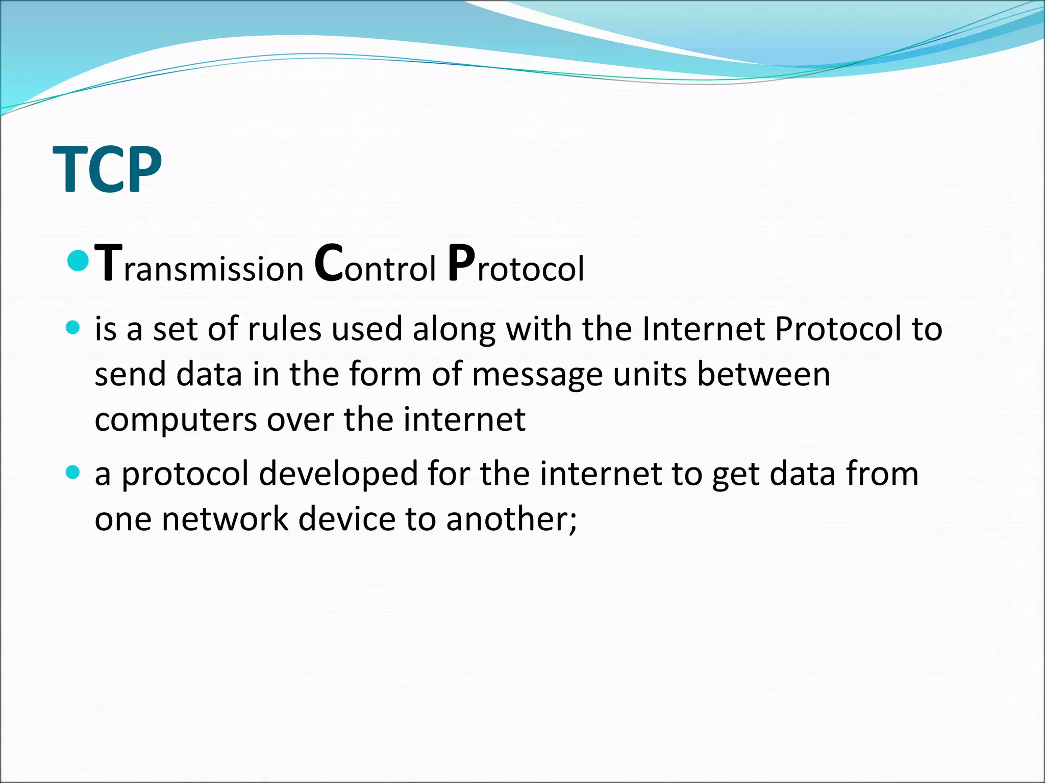 Internet and Networking | PPT