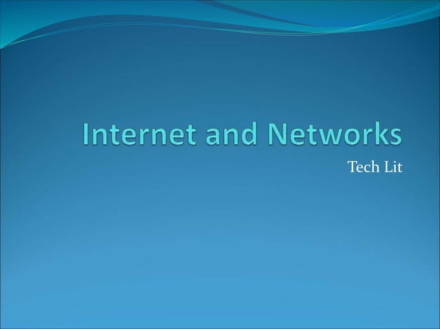 Internet and Networking | PPT | Internet | Computing