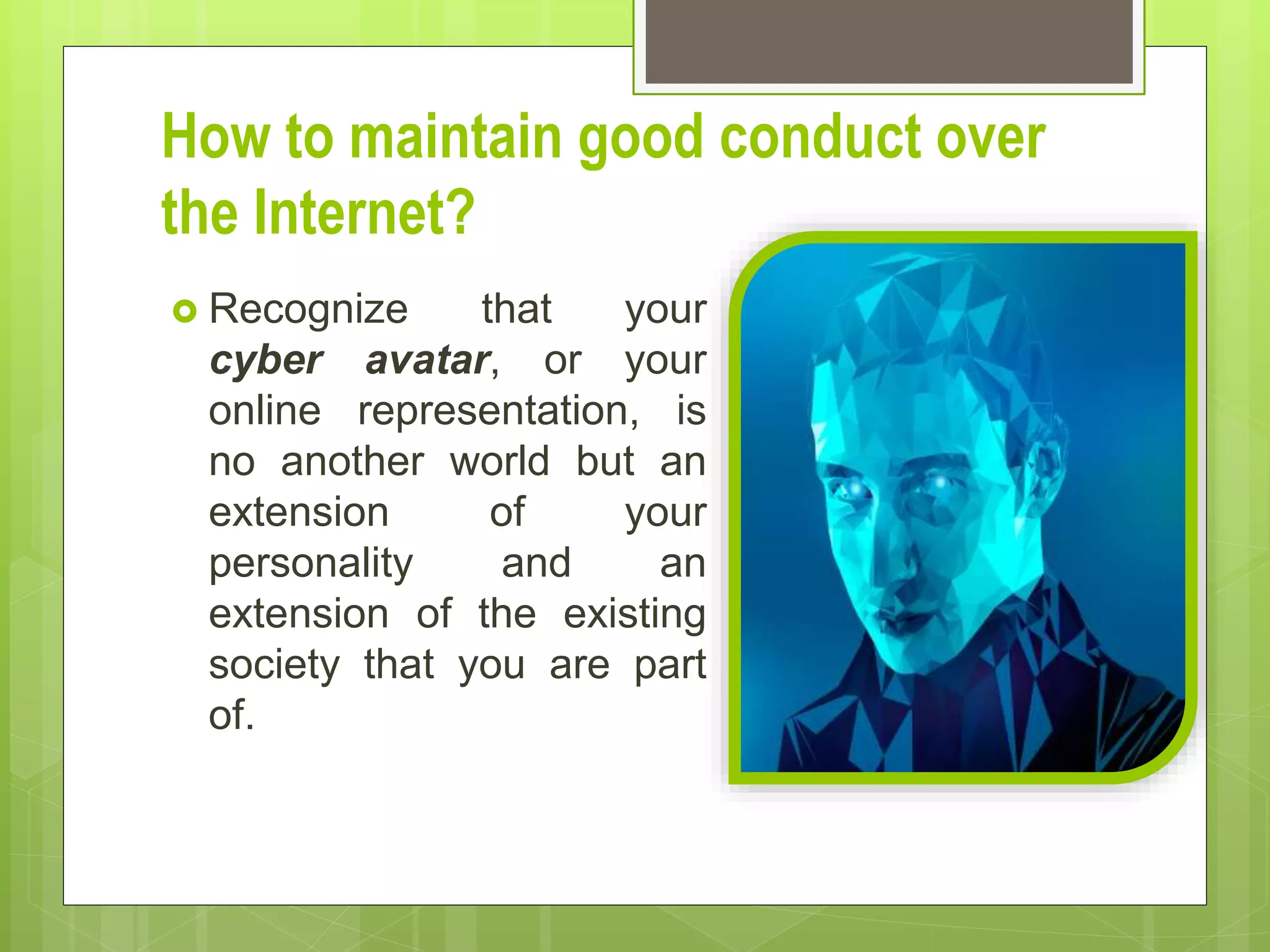 Internet and online ethics & etiquette | PPT