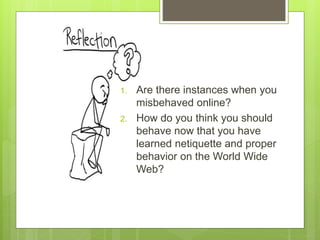 Internet and online ethics & etiquette | PPTX | Internet Safety | Parenting