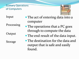Internet and pc concepts | PPTX | Internet | Computing