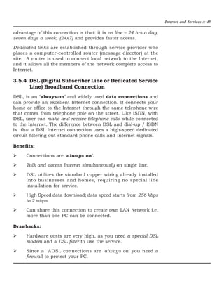 Internet and services (95 kb) | PDF