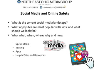 Internet and Social Media Safety for Kids and Teens April 2014 | PPT