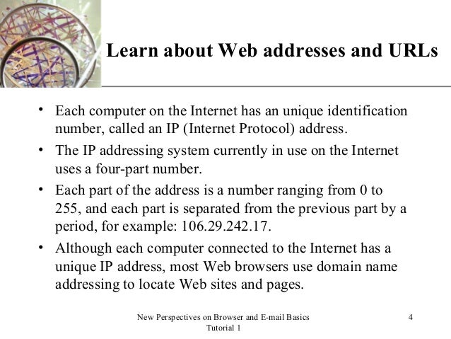 Internet and Web Basics