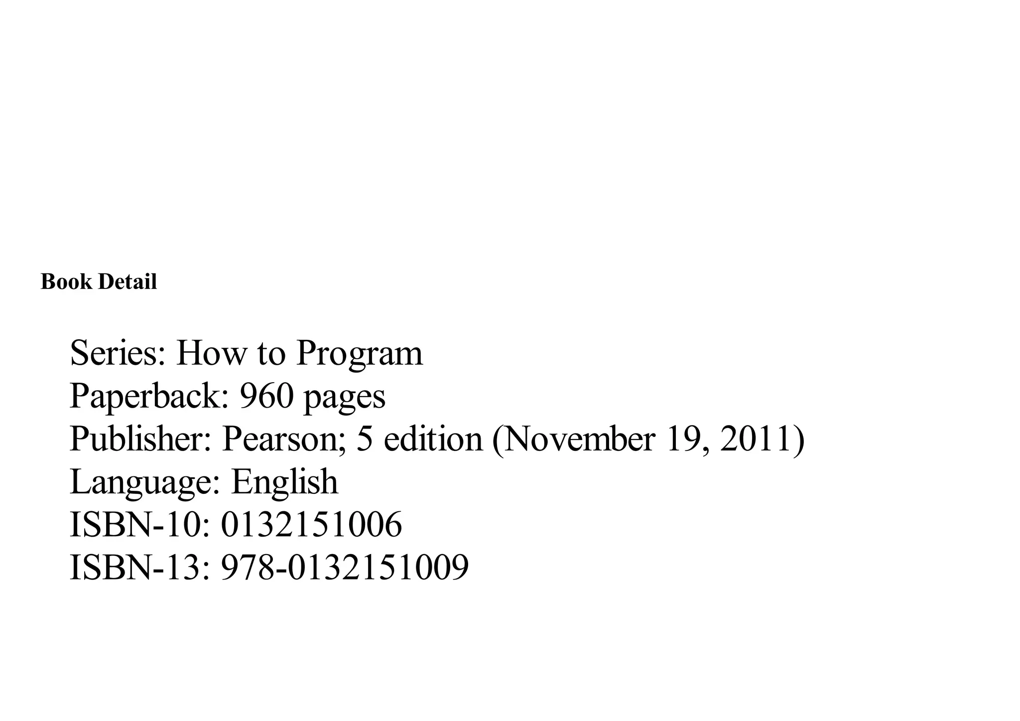 Internet and World Wide Web How To Program (5th Edition) | PDF