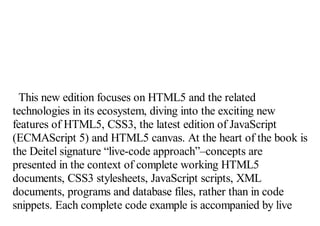 Internet and World Wide Web How To Program (5th Edition) | PDF