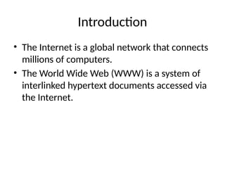 Internet and the World Wide Web - Lesson-1.pptx